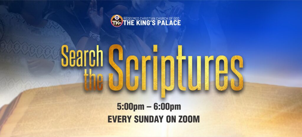 Service Schedule – RCCG The Kings Palace