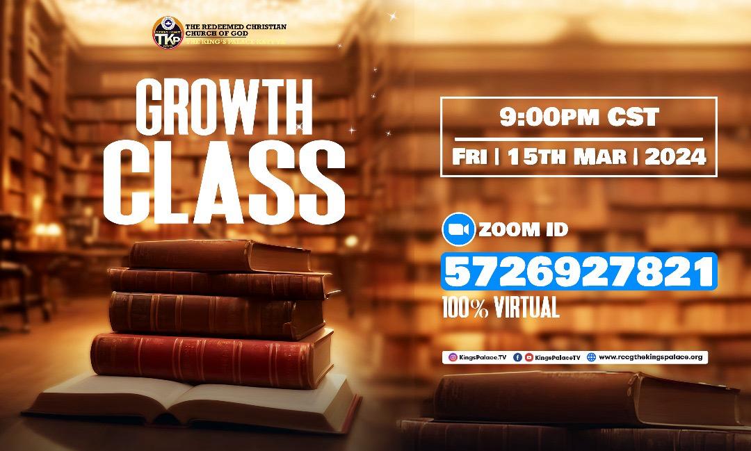 Growth Class – RCCG The Kings Palace