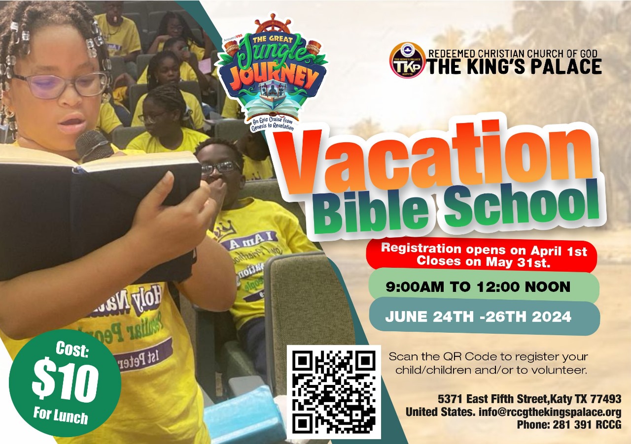 Vacation Bible School – RCCG The Kings Palace